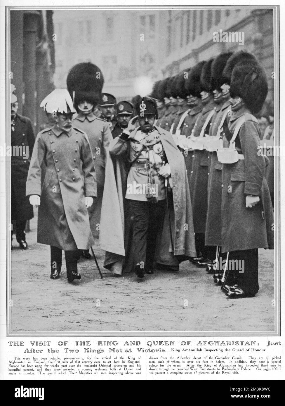 KING AMANULLAH/GEORGE V Stock Photo - Alamy