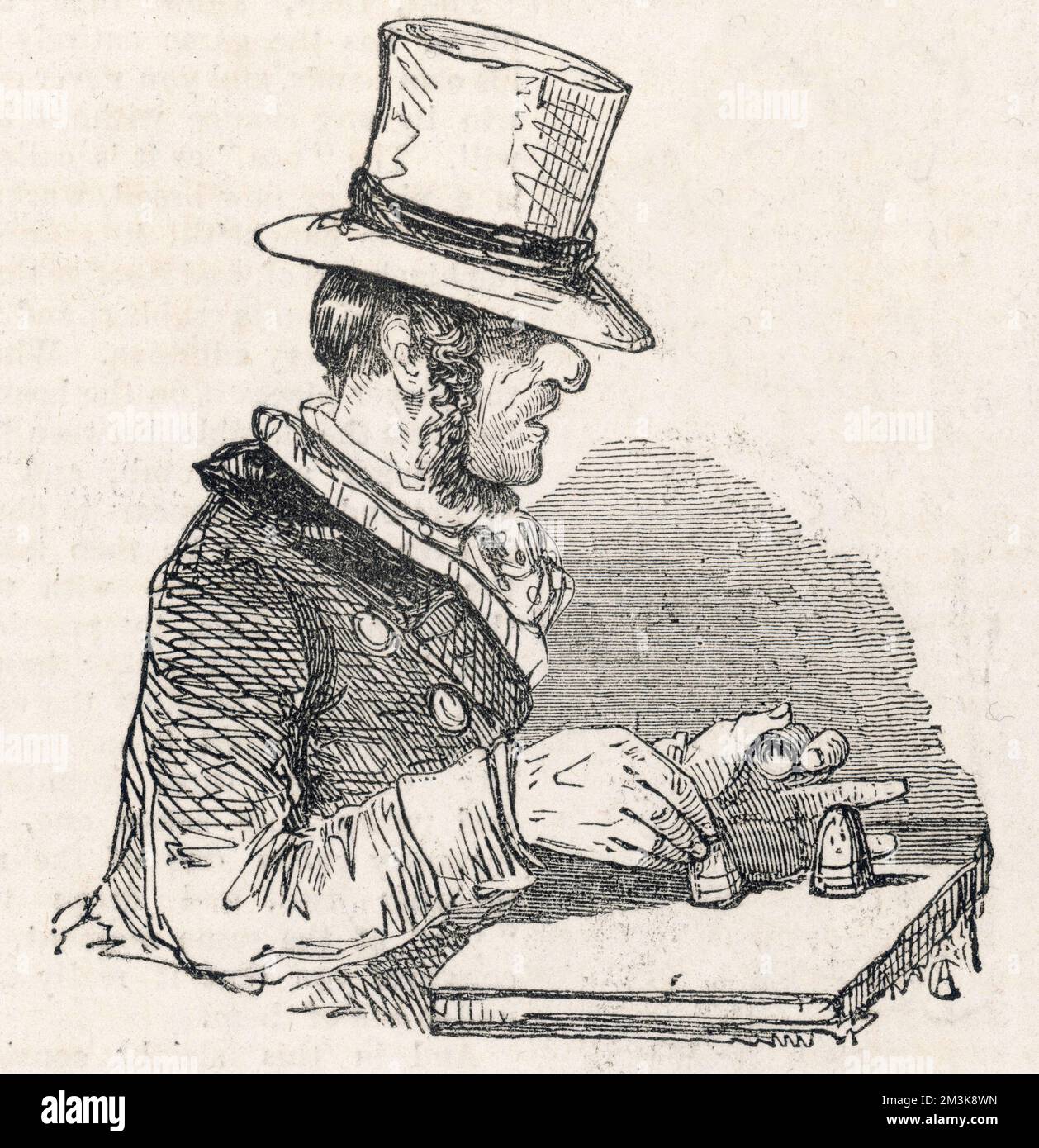 THIMBLE-RIGGE 1842 Stock Photo - Alamy