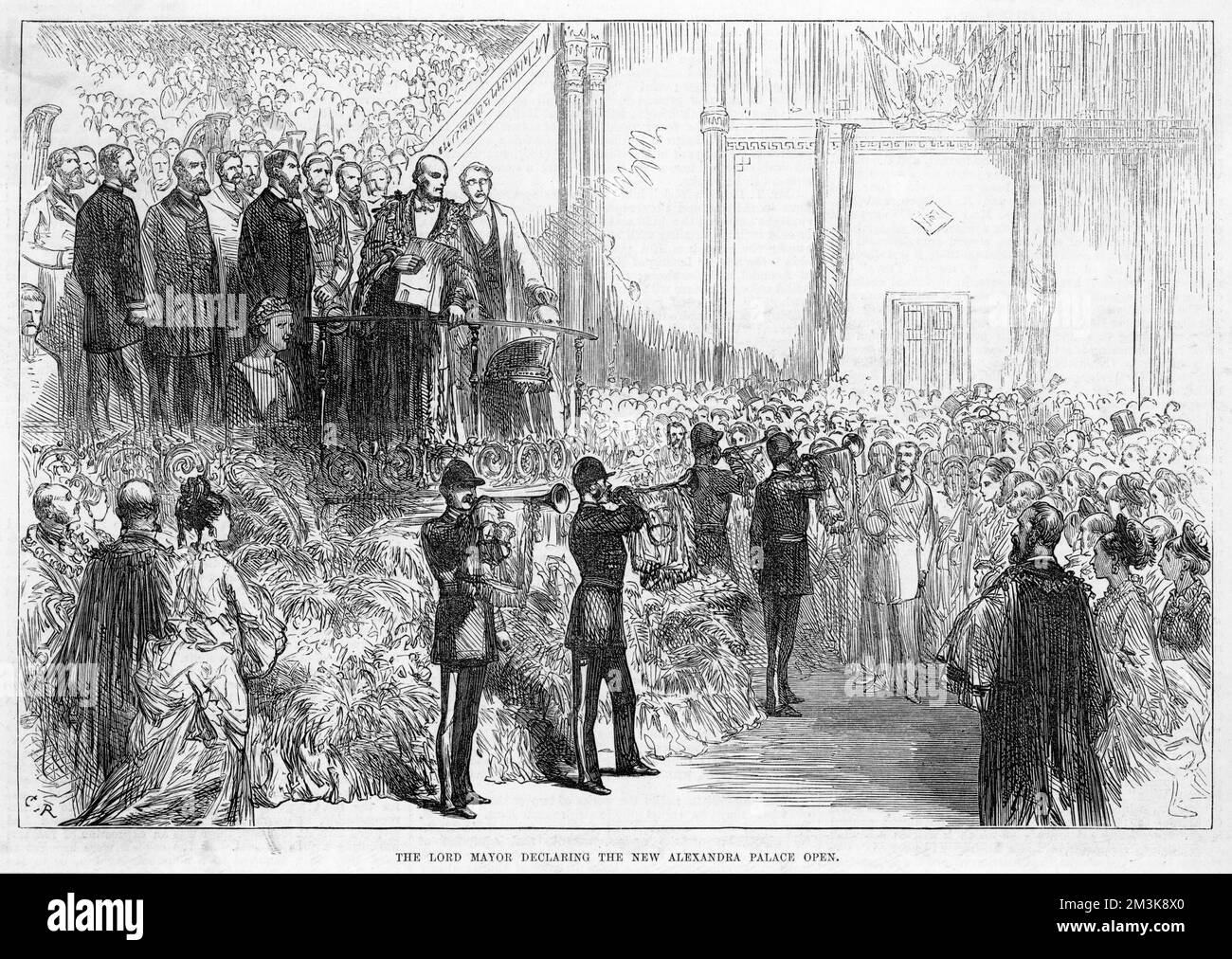 Alexandra Palace opened in 1875 Stock Photo - Alamy