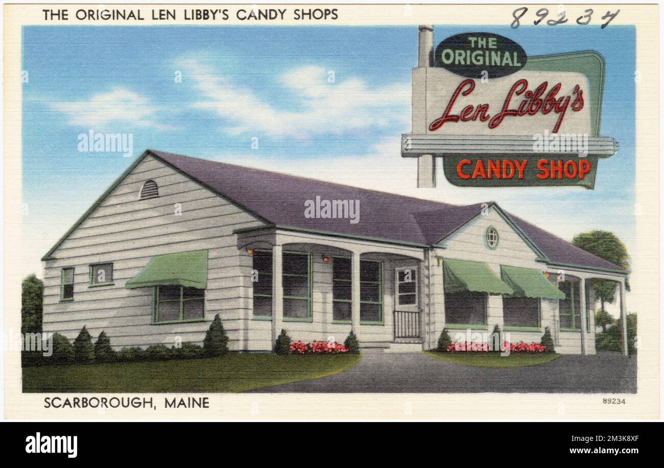 The Original Len Libby's Candy Shops, Scarborough, Maine , Commercial ...