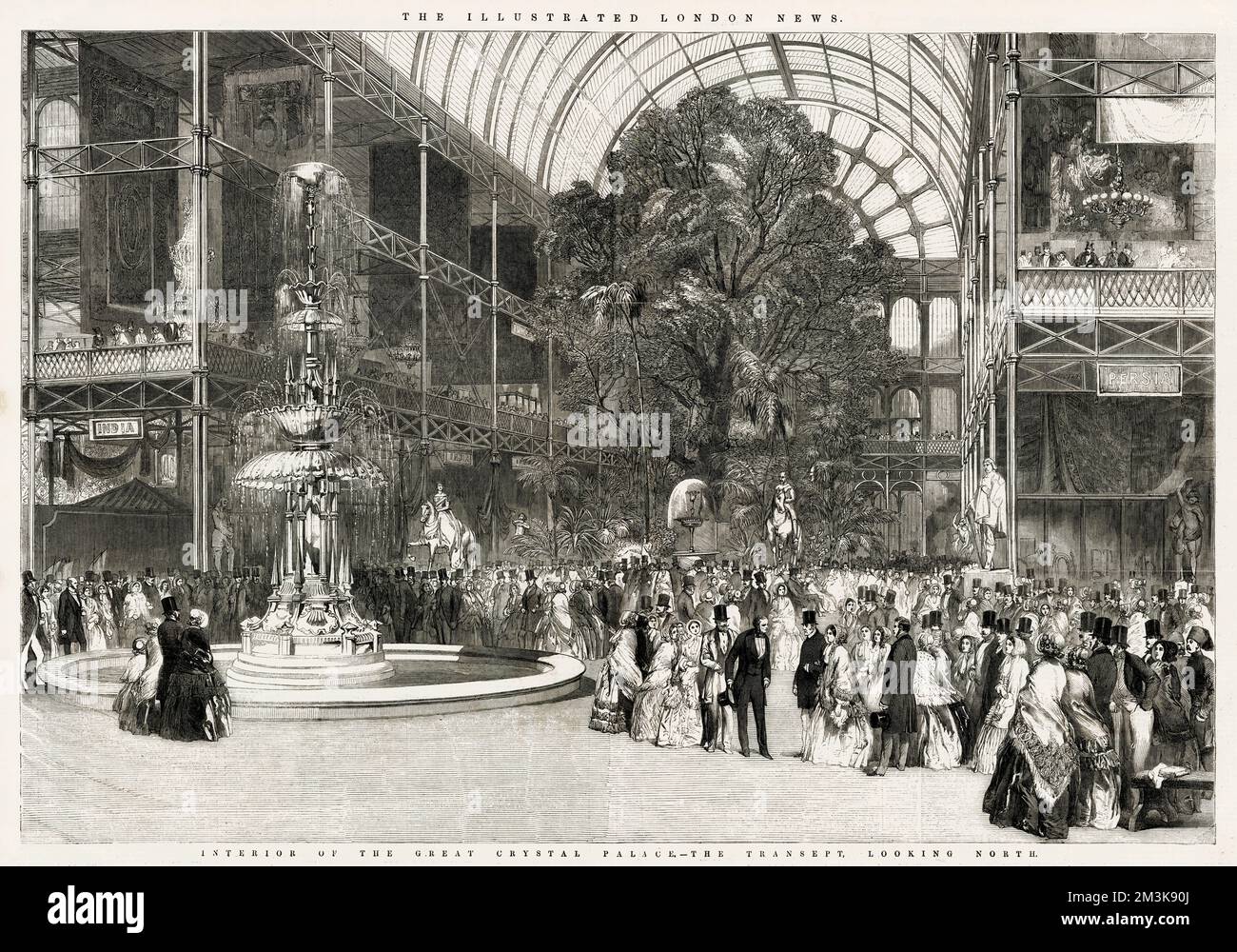 The interior of the great exhibition hi-res stock photography and ...