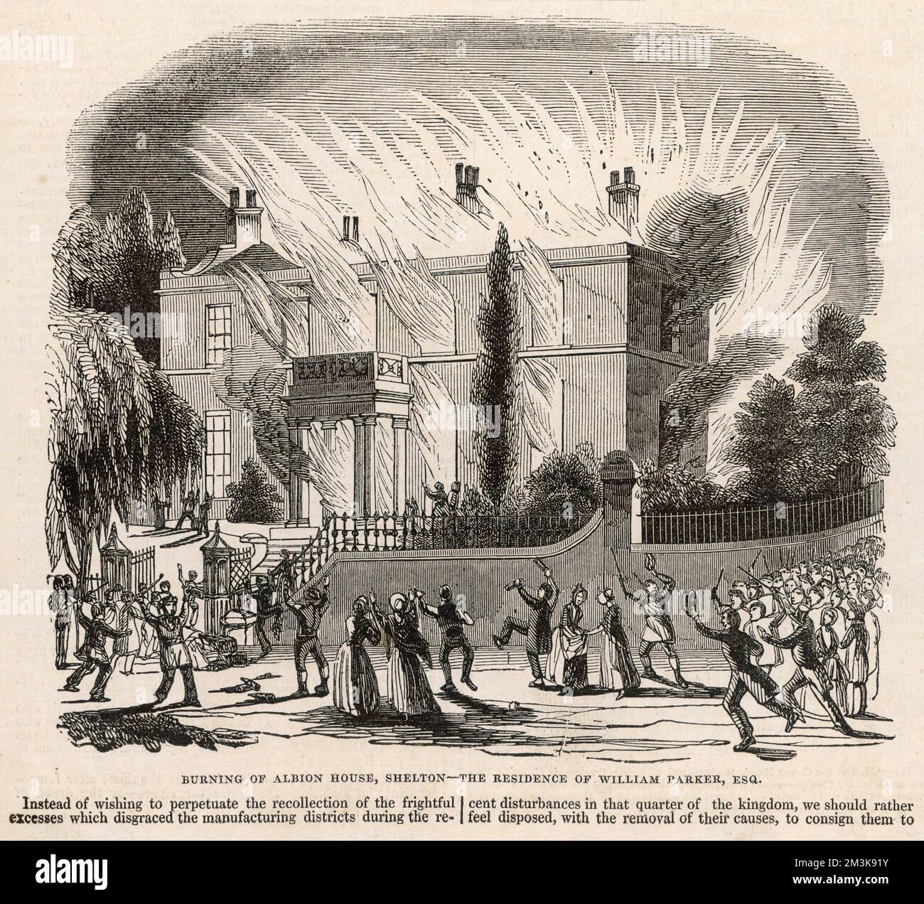 Chartist Unrest 1842 Stock Photo - Alamy