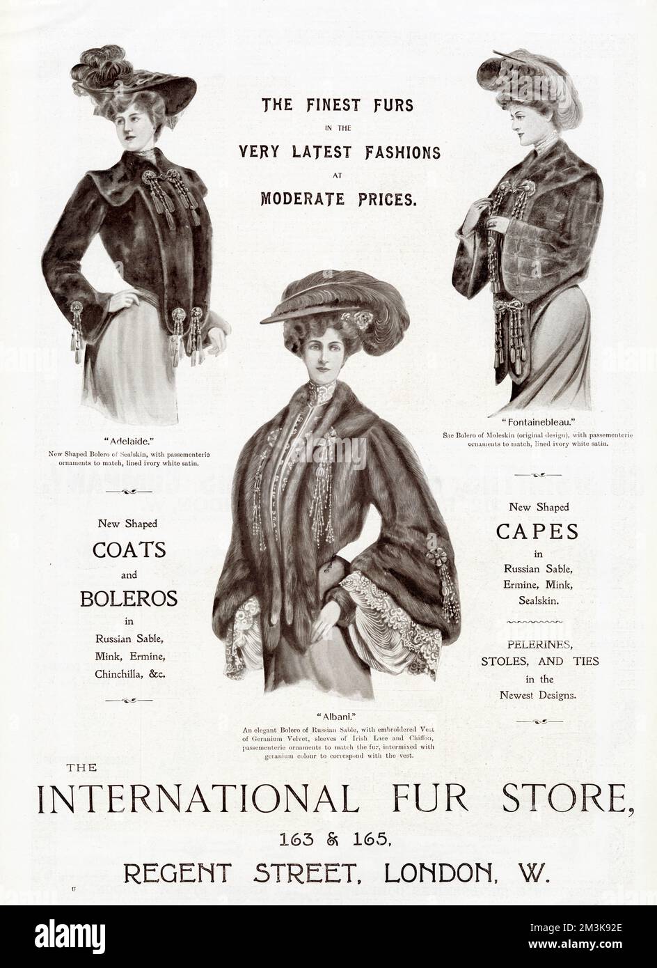 Women's fashion 1903 hi-res stock photography and images - Alamy