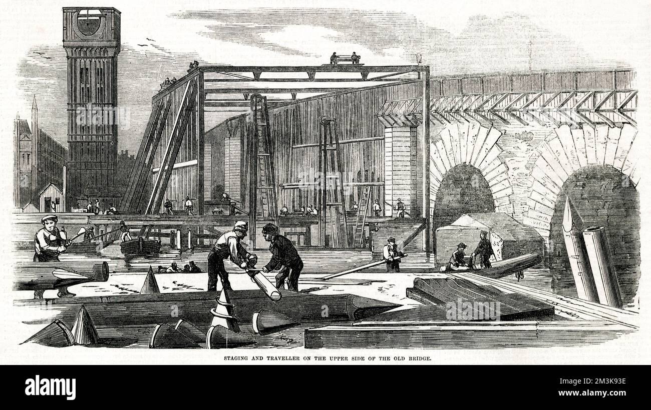 Big ben construction 1855 hi-res stock photography and images - Alamy