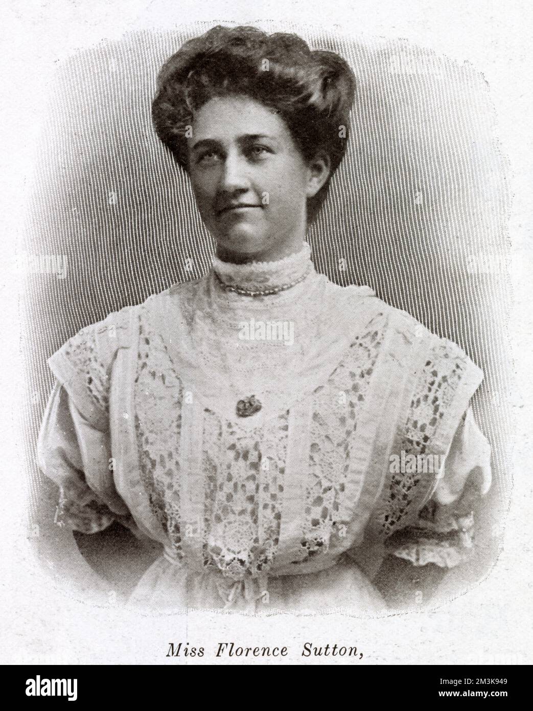 Female tennis player florence sutton hi-res stock photography and ...