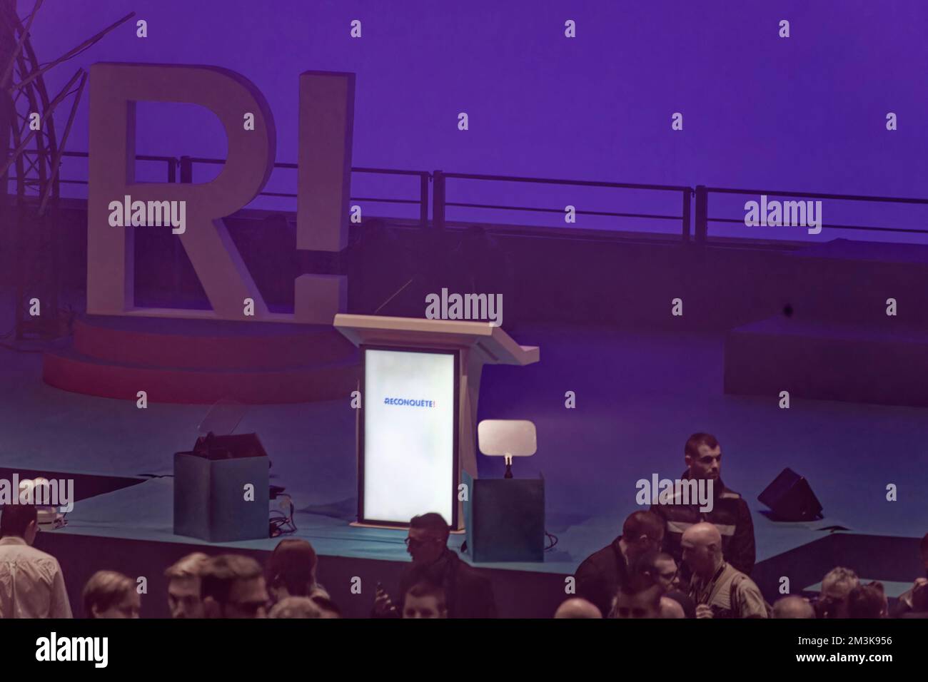 Paris, France.4th December, 2022. Eric Zemmour speaks at the ...