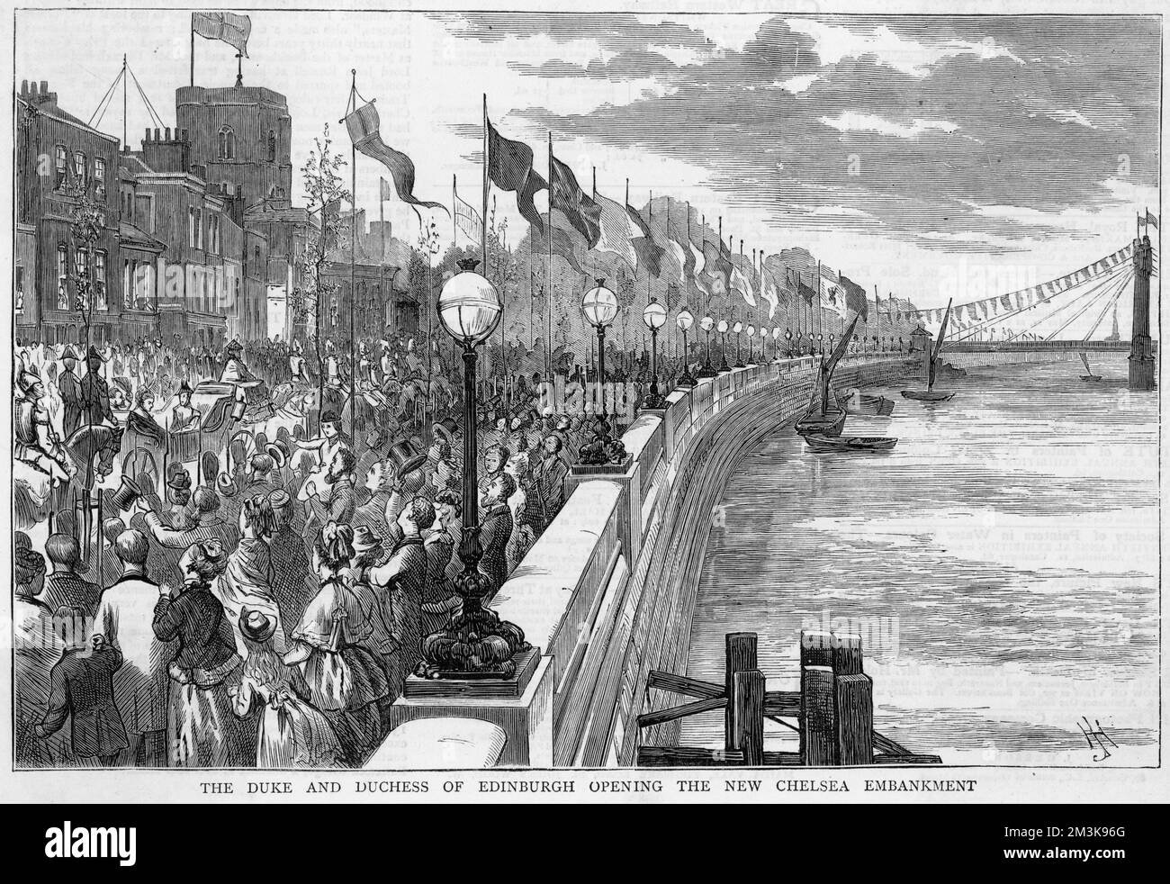 Chelsea embankment hi-res stock photography and images - Alamy