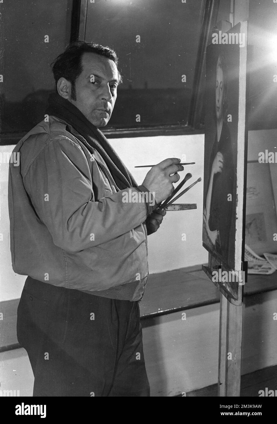 Pietro annigoni painting hi-res stock photography and images - Alamy