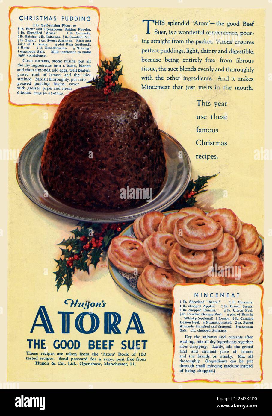 Food advert 1930s hi-res stock photography and images - Alamy