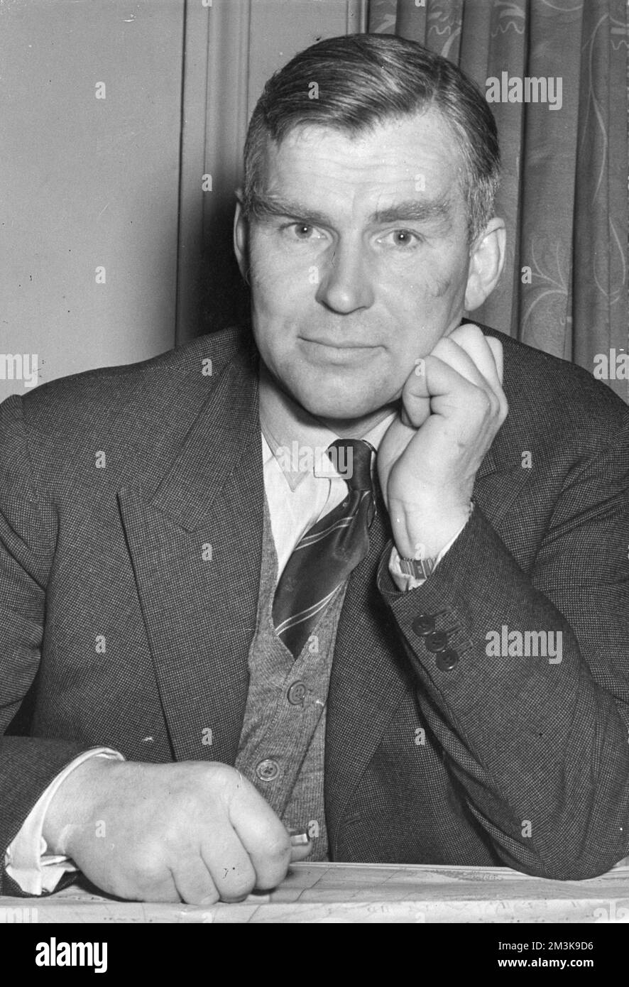 Sir Vivian Fuchs (1908-1999) English explorer who made the first ...