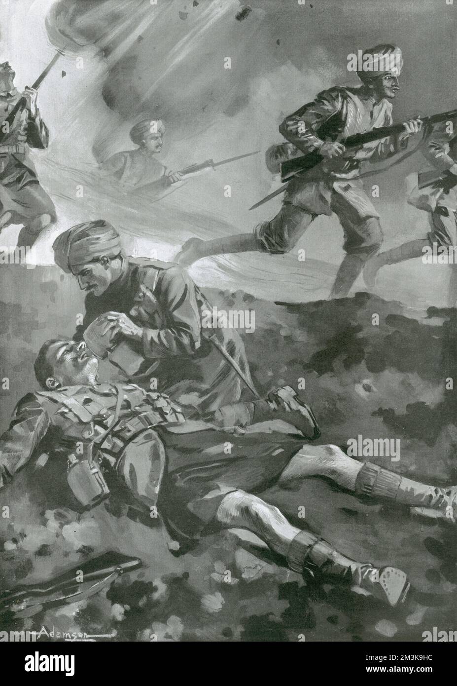 Highlander soldiers hi-res stock photography and images - Alamy