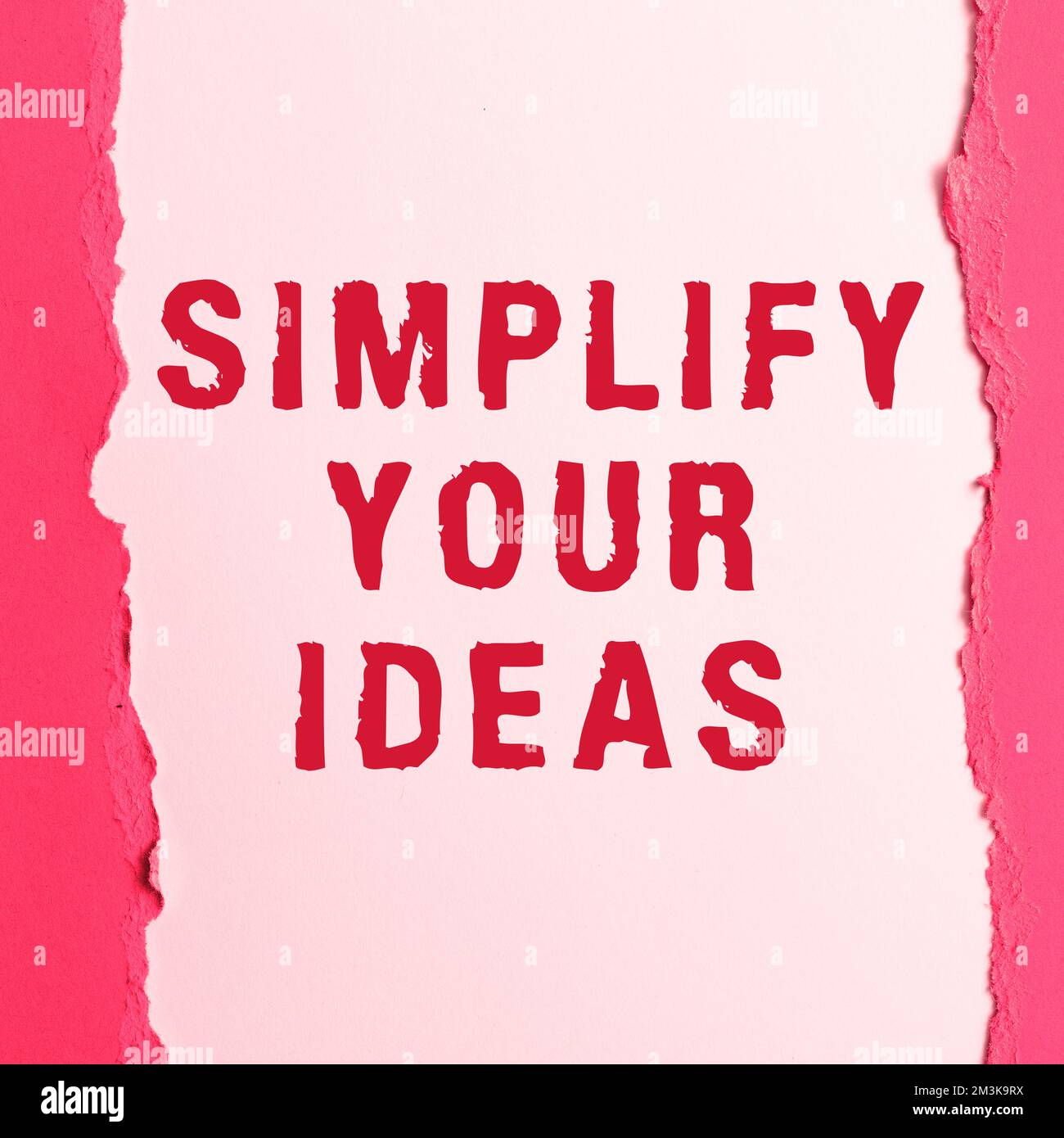 Conceptual caption Simplify Your Ideas. Word for make simple or reduce ...