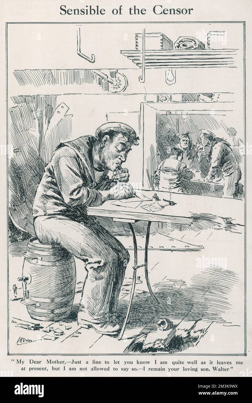 War censor hi-res stock photography and images - Alamy