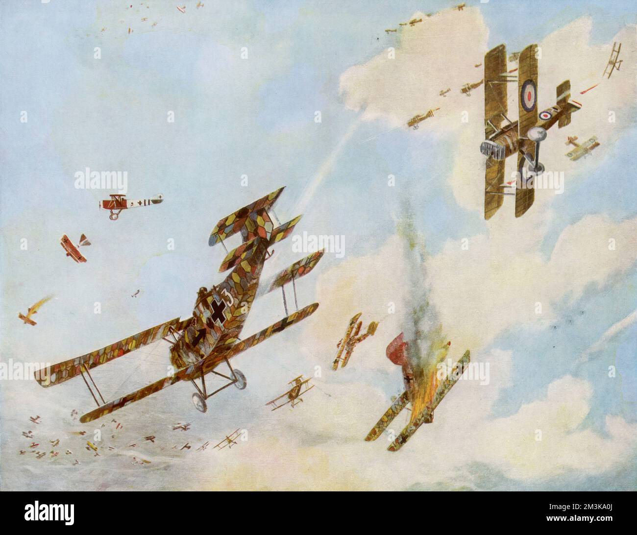 FORMATION FIGHTING WWI Stock Photo - Alamy