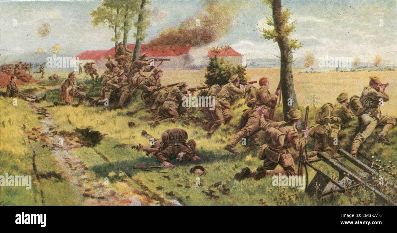Fighting in the open country in the early months of World War One ...