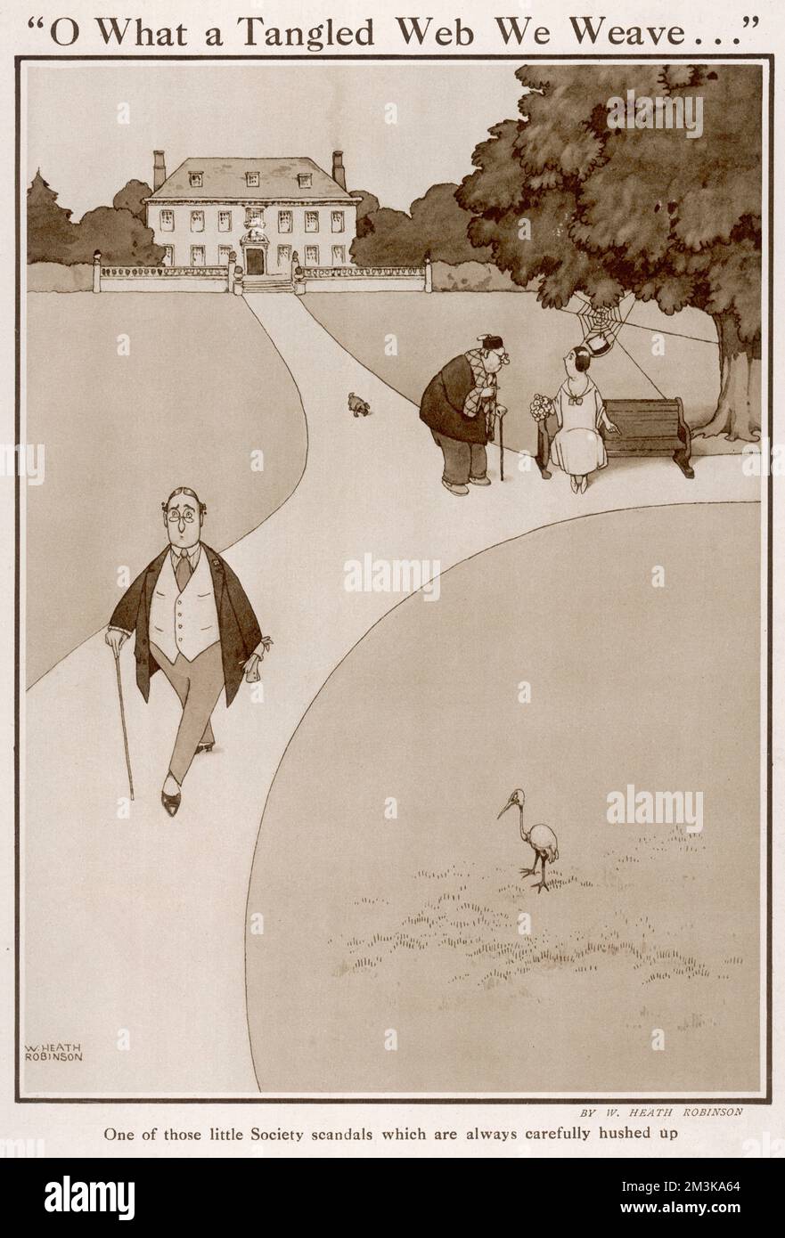 O what a tangled web we weave Stock Photo - Alamy