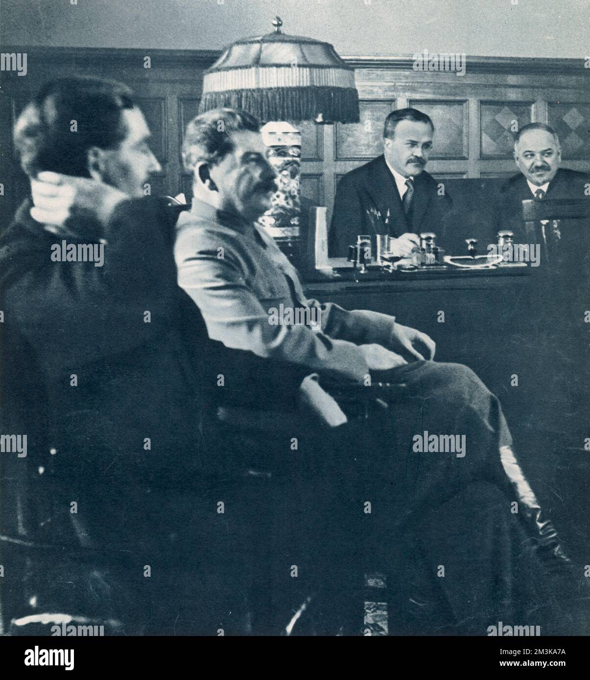 Anthony Eden's meeting with Josef Stalin in Moscow, described as the ...