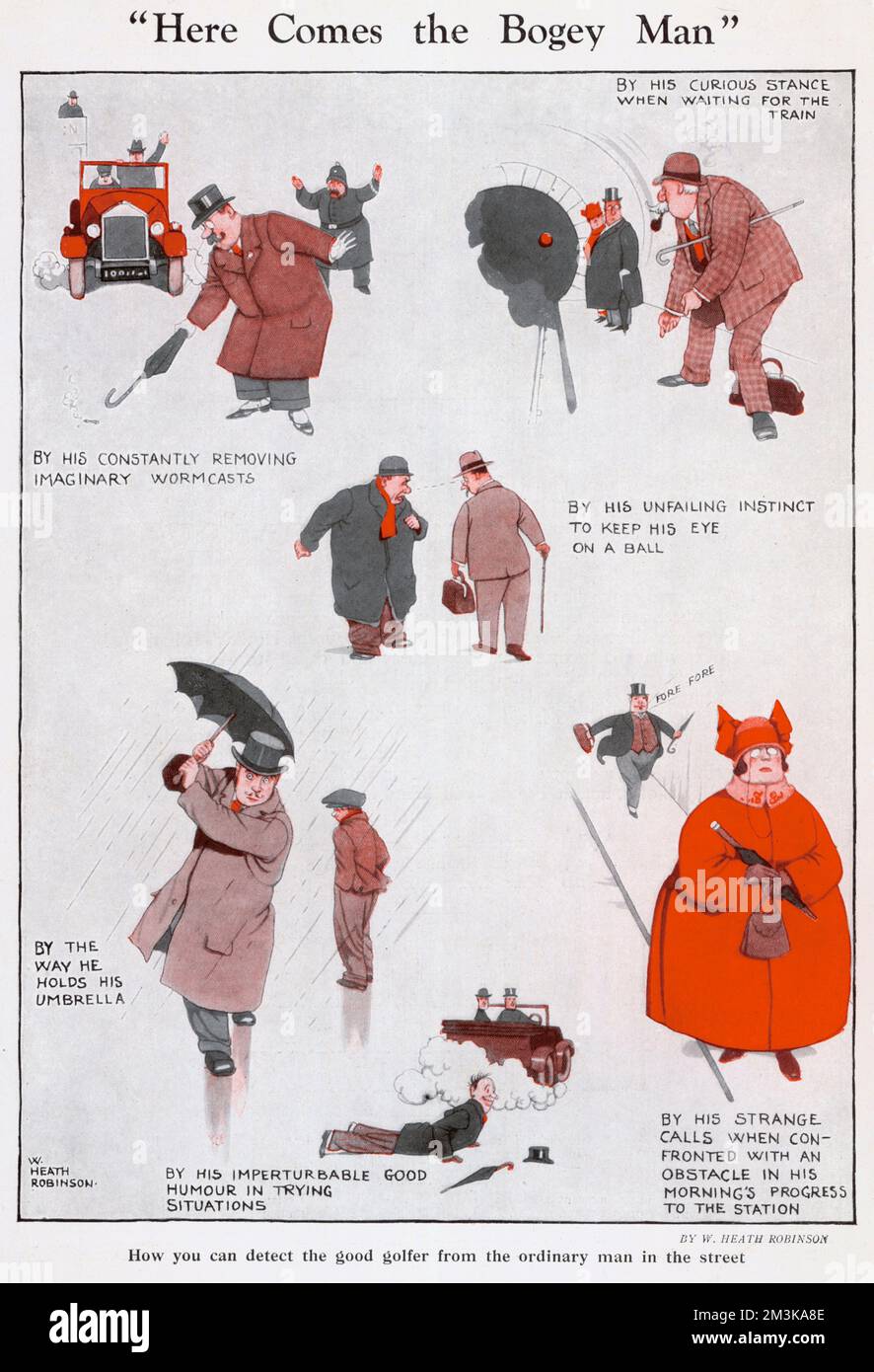 Here he comes cartoon hi-res stock photography and images - Alamy