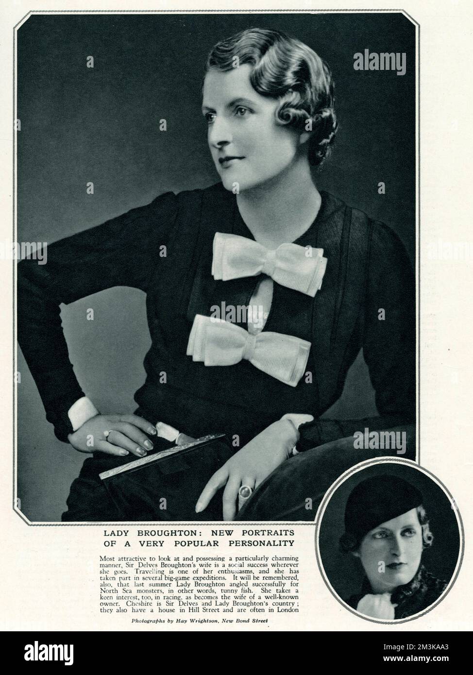 Lady Broughton 1934 Stock Photo - Alamy