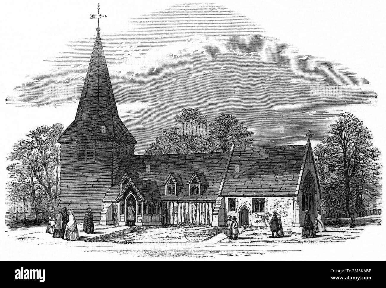 Picture of a church Black and White Stock Photos & Images - Alamy
