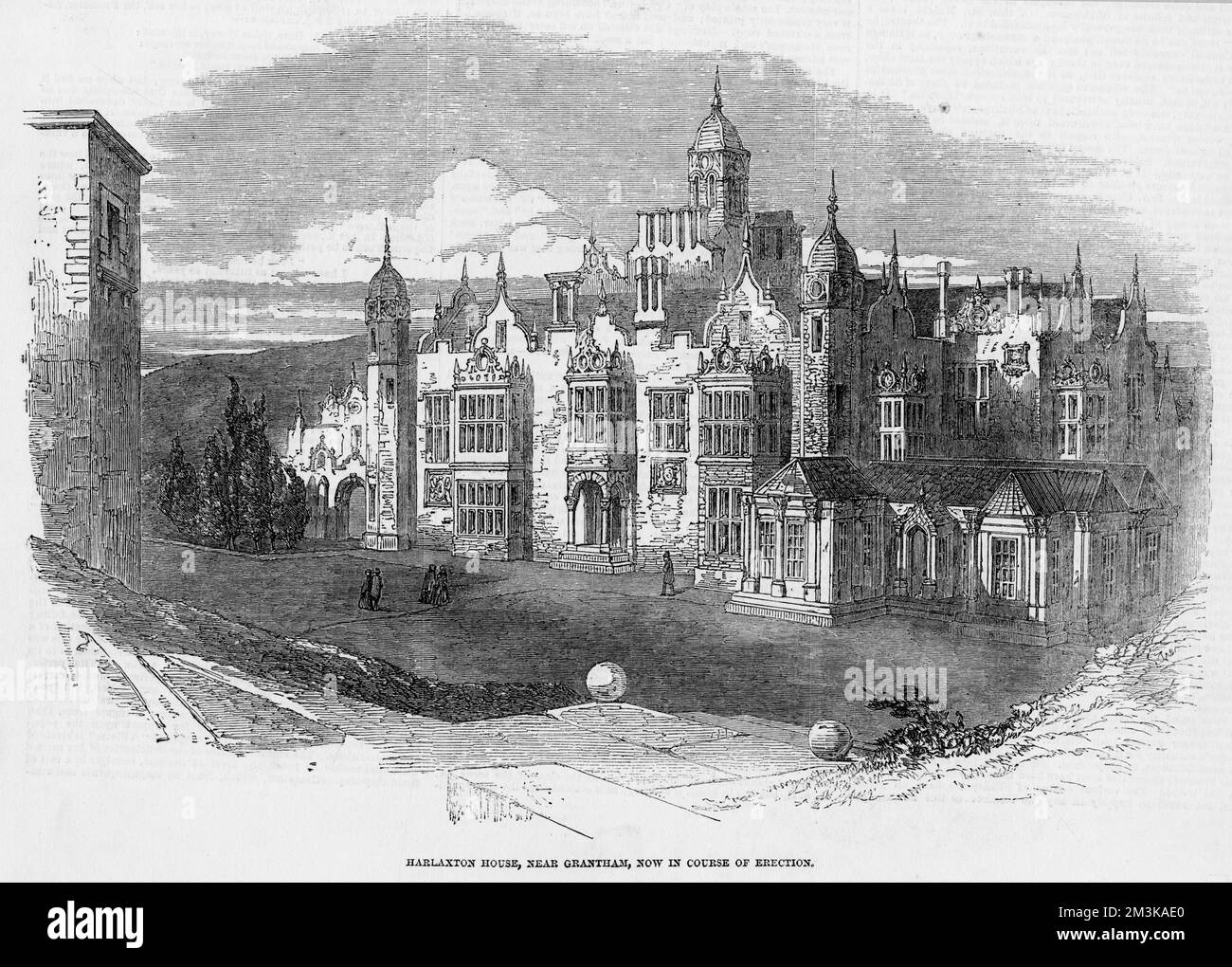 Harlaxton manor hi-res stock photography and images - Alamy