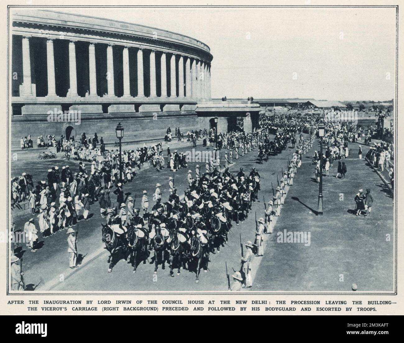 Inauguration of New Delhi Stock Photo - Alamy