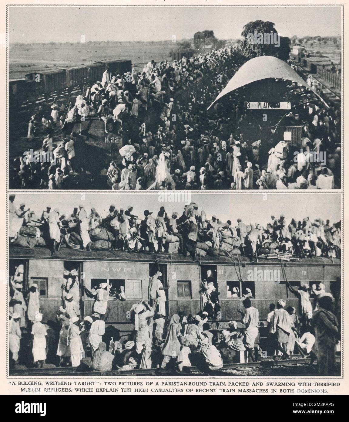 India pakistan partition hi-res stock photography and images - Alamy