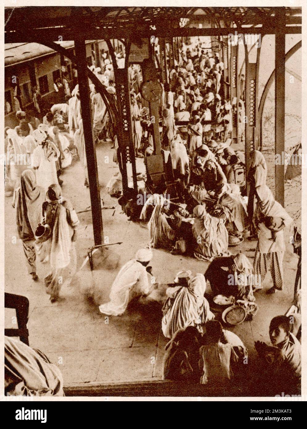 Partition. Sikh and Hindu refugees in Western Punjab Stock Photo - Alamy
