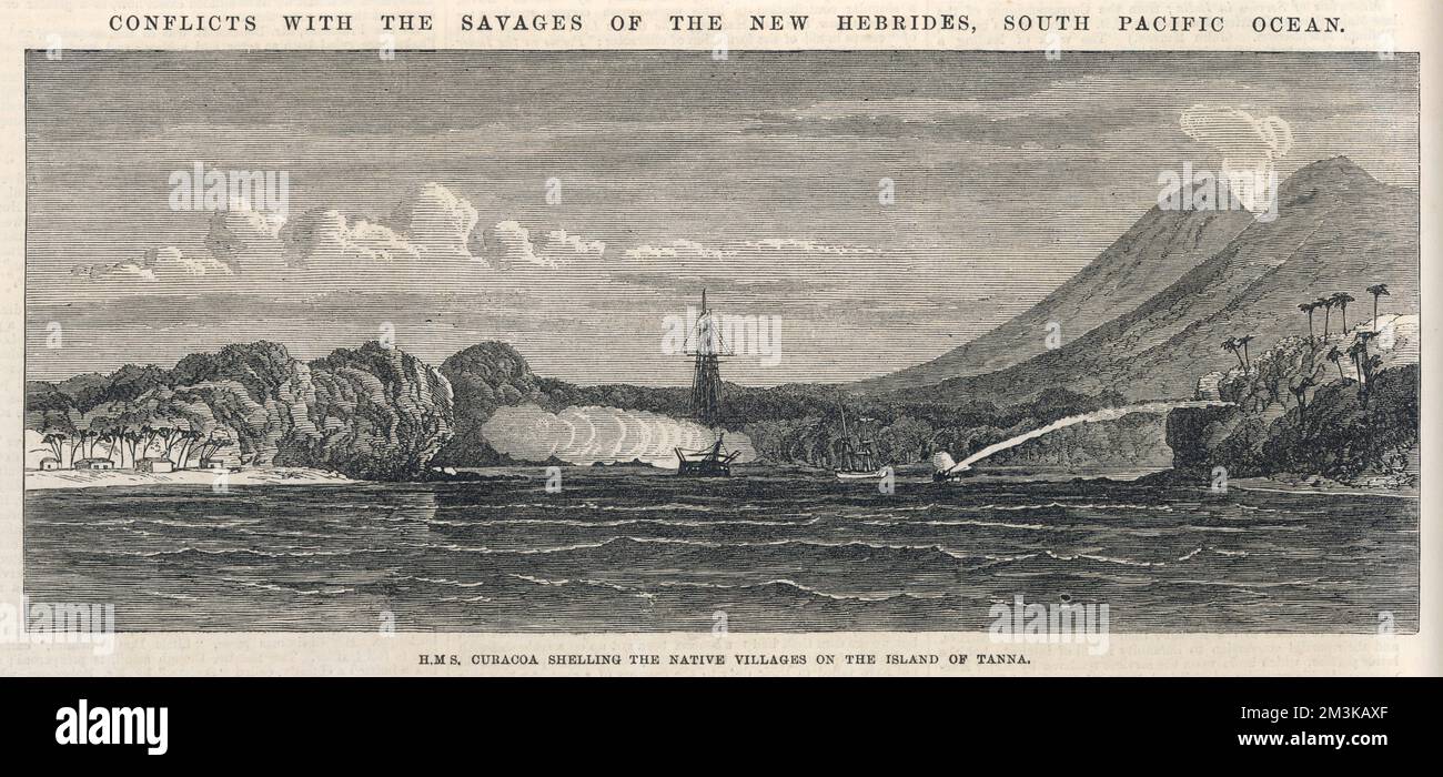 H.M.S Curacoa 1865 Stock Photo - Alamy