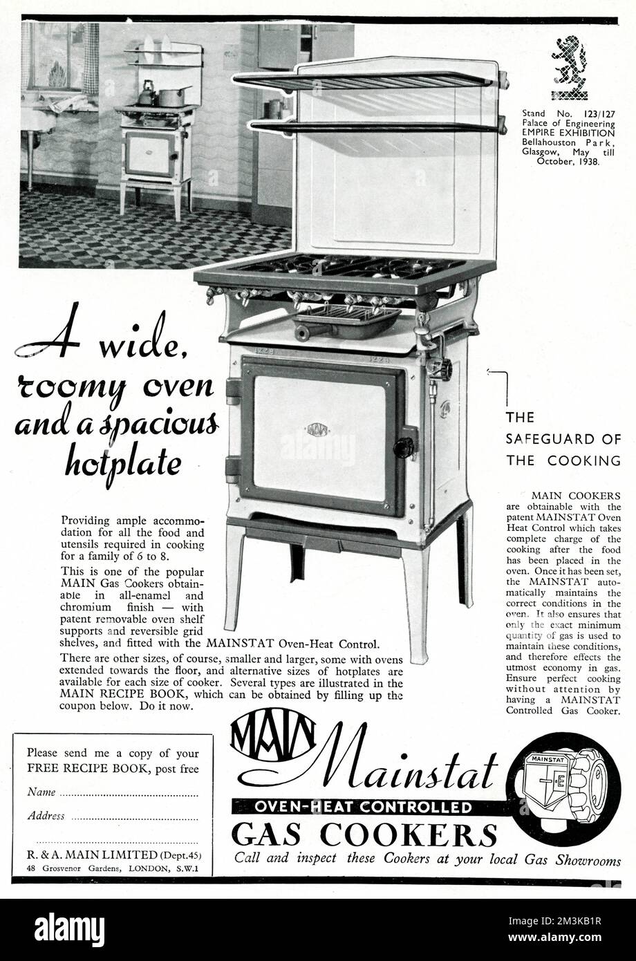 Main gas cookers hi-res stock photography and images - Alamy