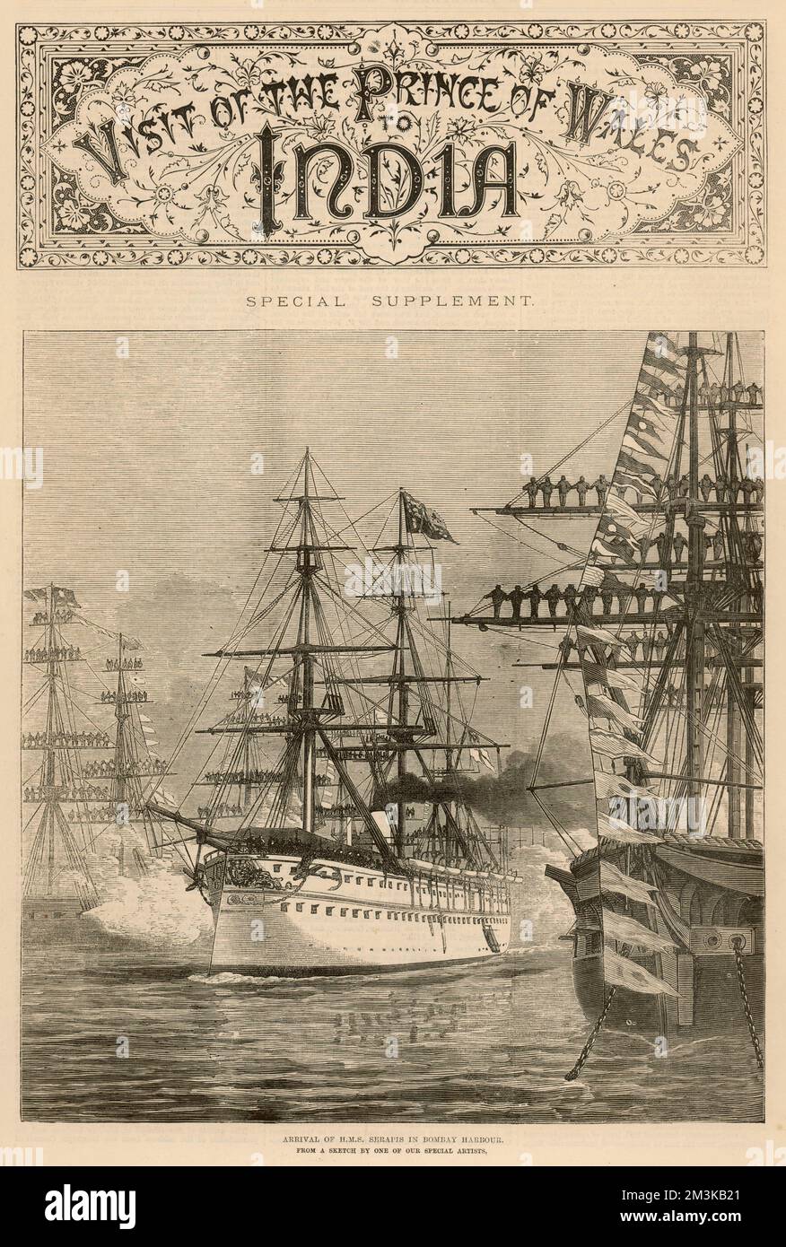 The visit of Edward VII, the Prince of Wales to India Stock Photo - Alamy