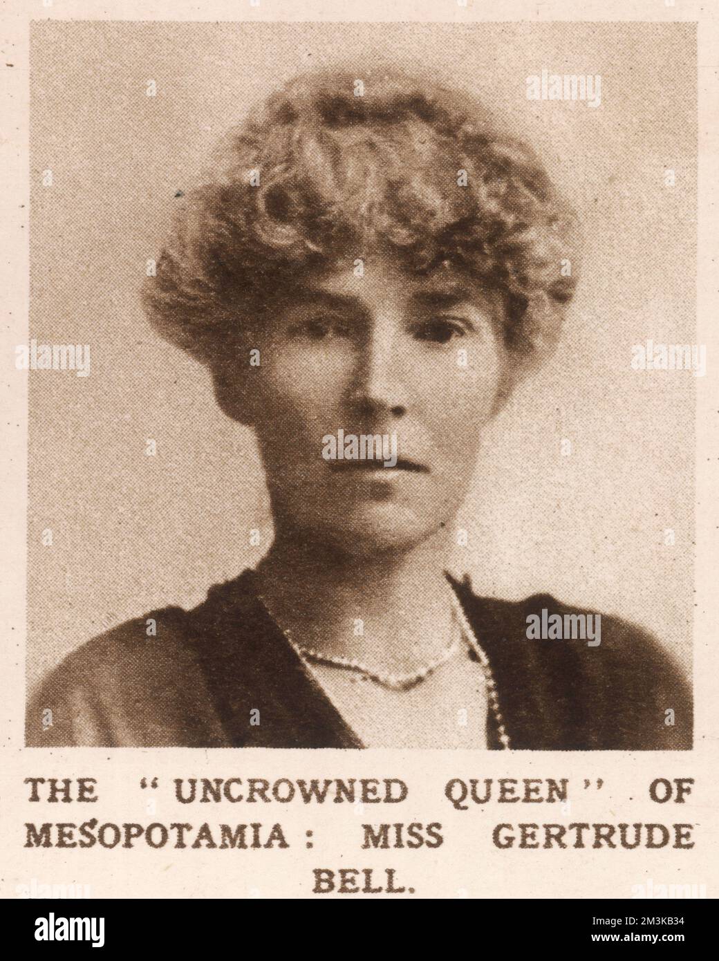 Gertrude Bell: The 'Uncrowned Queen' of Mesopotamia Stock Photo - Alamy