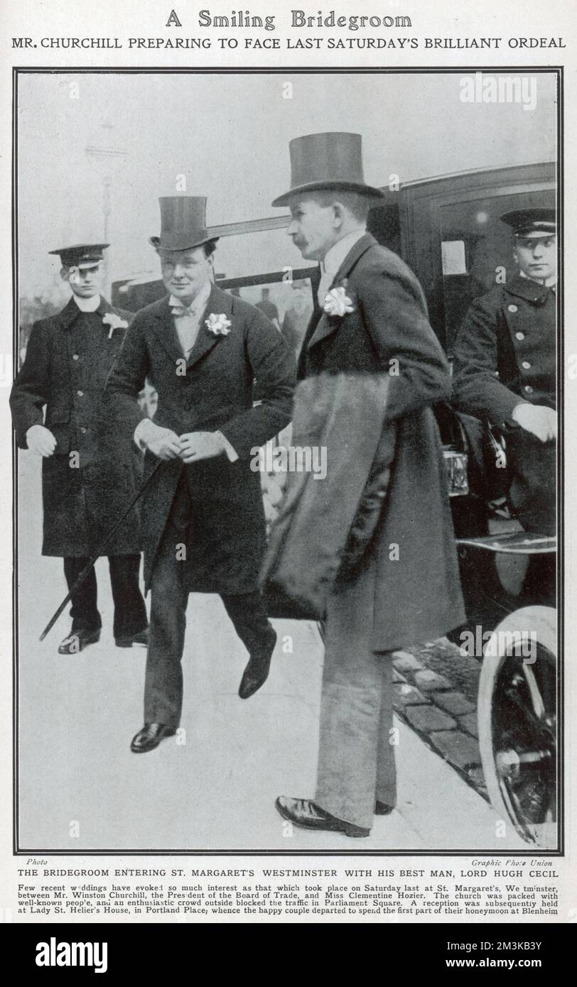 Winston churchill wedding hi-res stock photography and images - Alamy