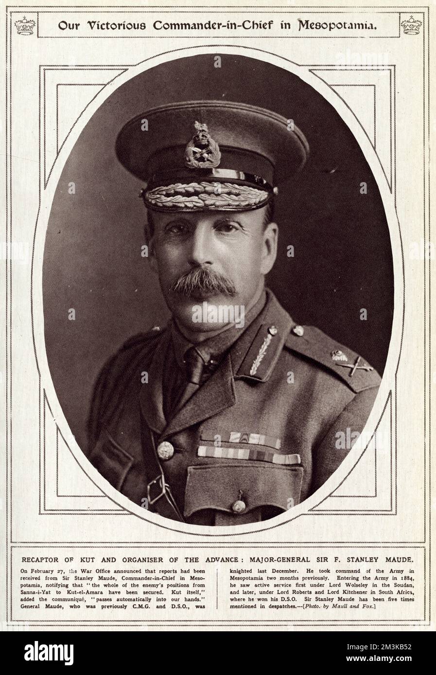 Lieutenant-General Sir F Stanley Maude Stock Photo - Alamy