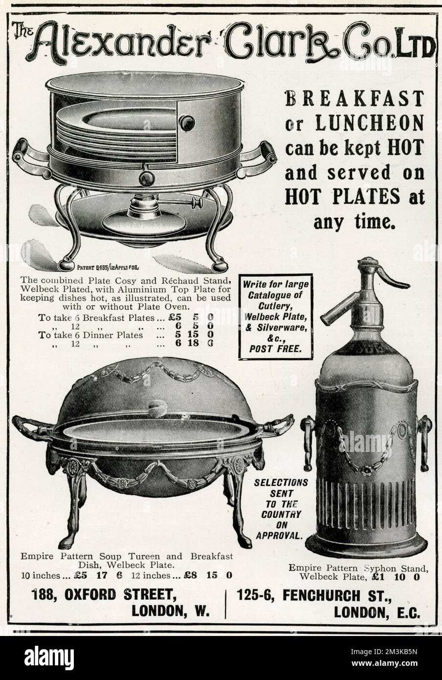 Food advertisement 1910s hi-res stock photography and images - Alamy