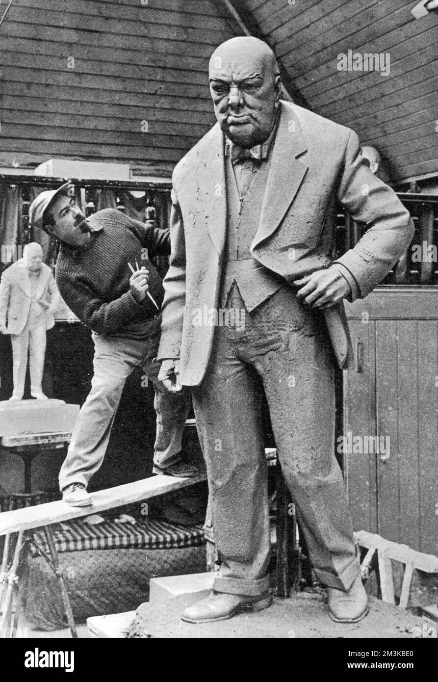 A tribute from Sir Winston Churchill's constituents. As he celebrated ...