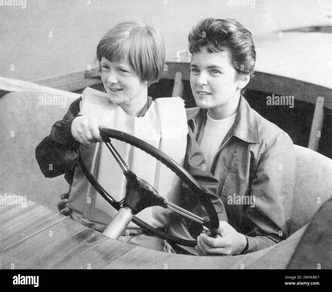 Mrs Donald Campbell and daughter Georgina Stock Photo - Alamy