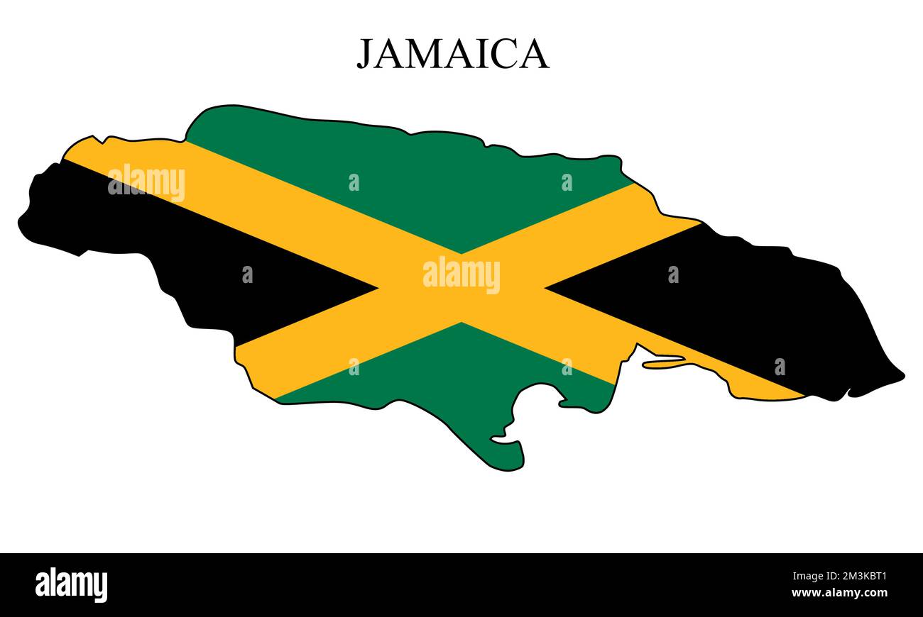 Jamaica map vector illustration. Global economy. Famous country ...