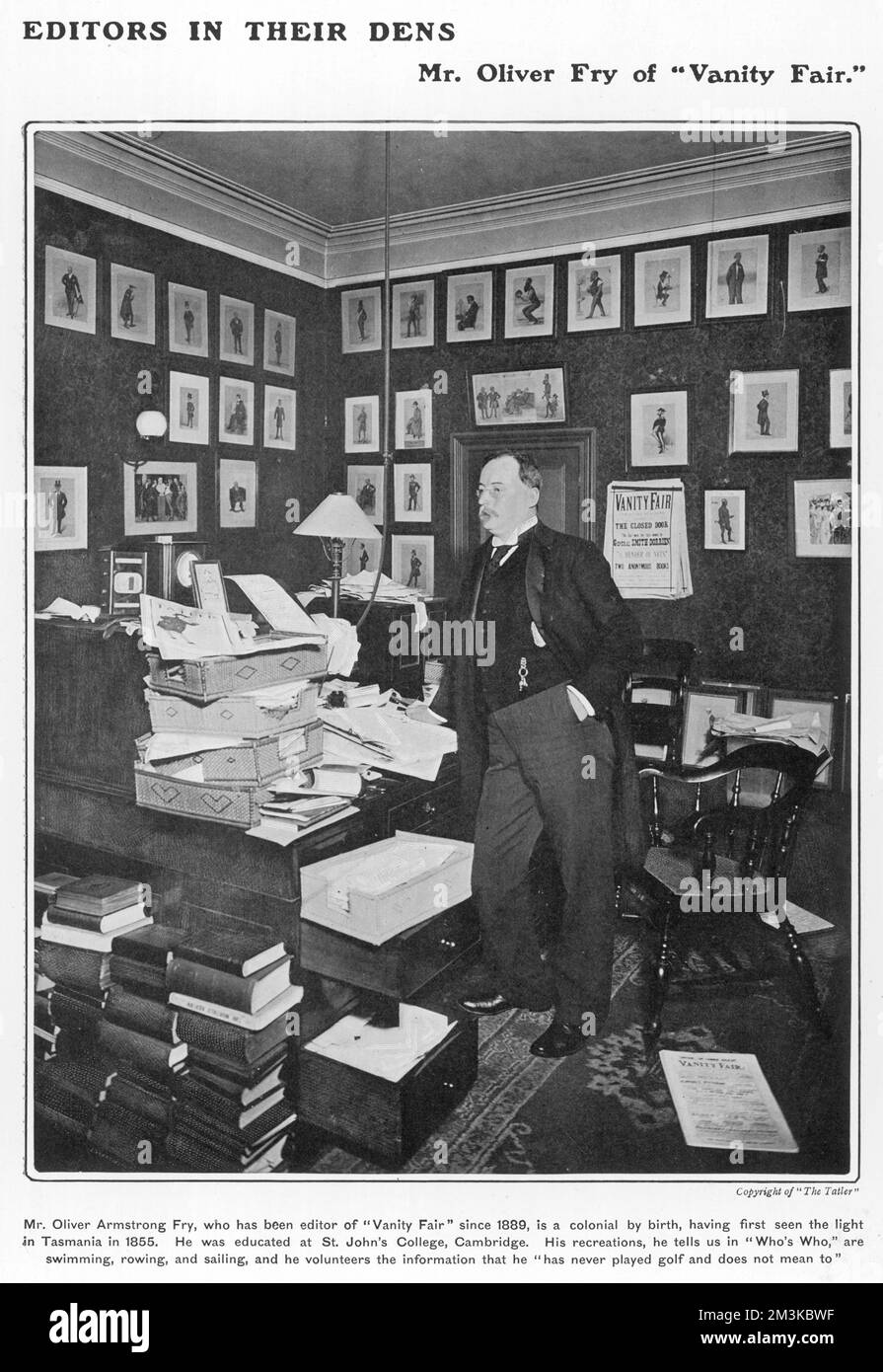 Oliver Fry, editor of Vanity Fair Stock Photo - Alamy