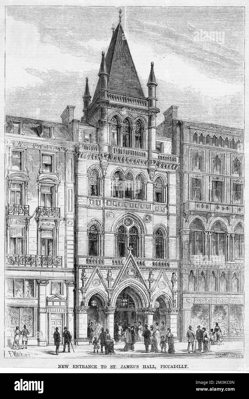 St James's Hall, Piccadilly, London Stock Photo - Alamy