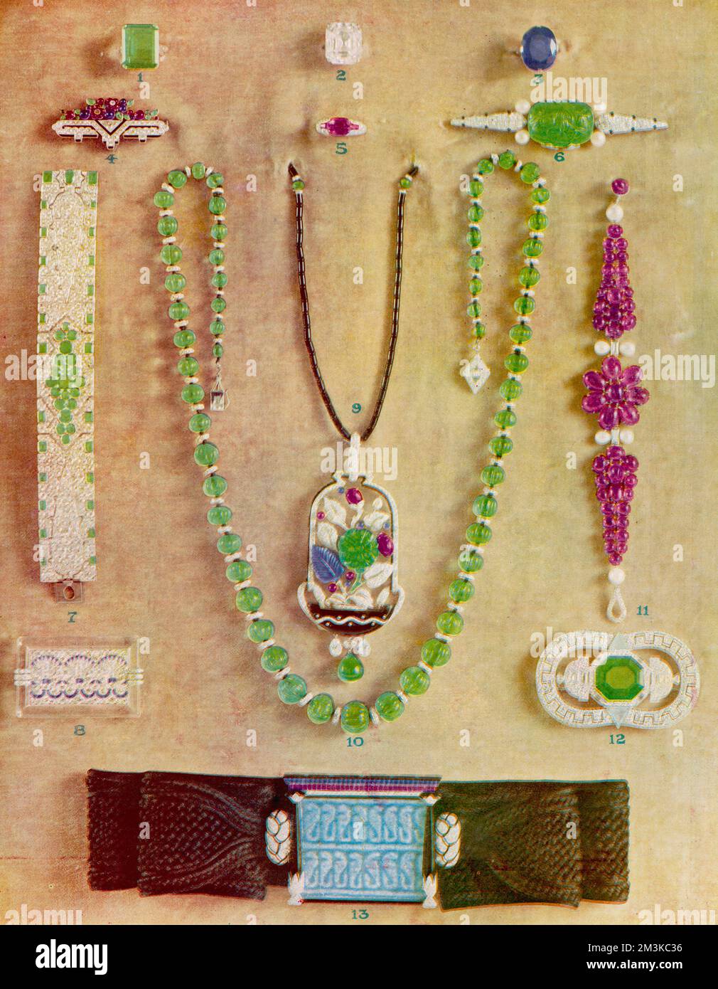 Trinkets of Today: Modern Jewellery Stock Photo - Alamy