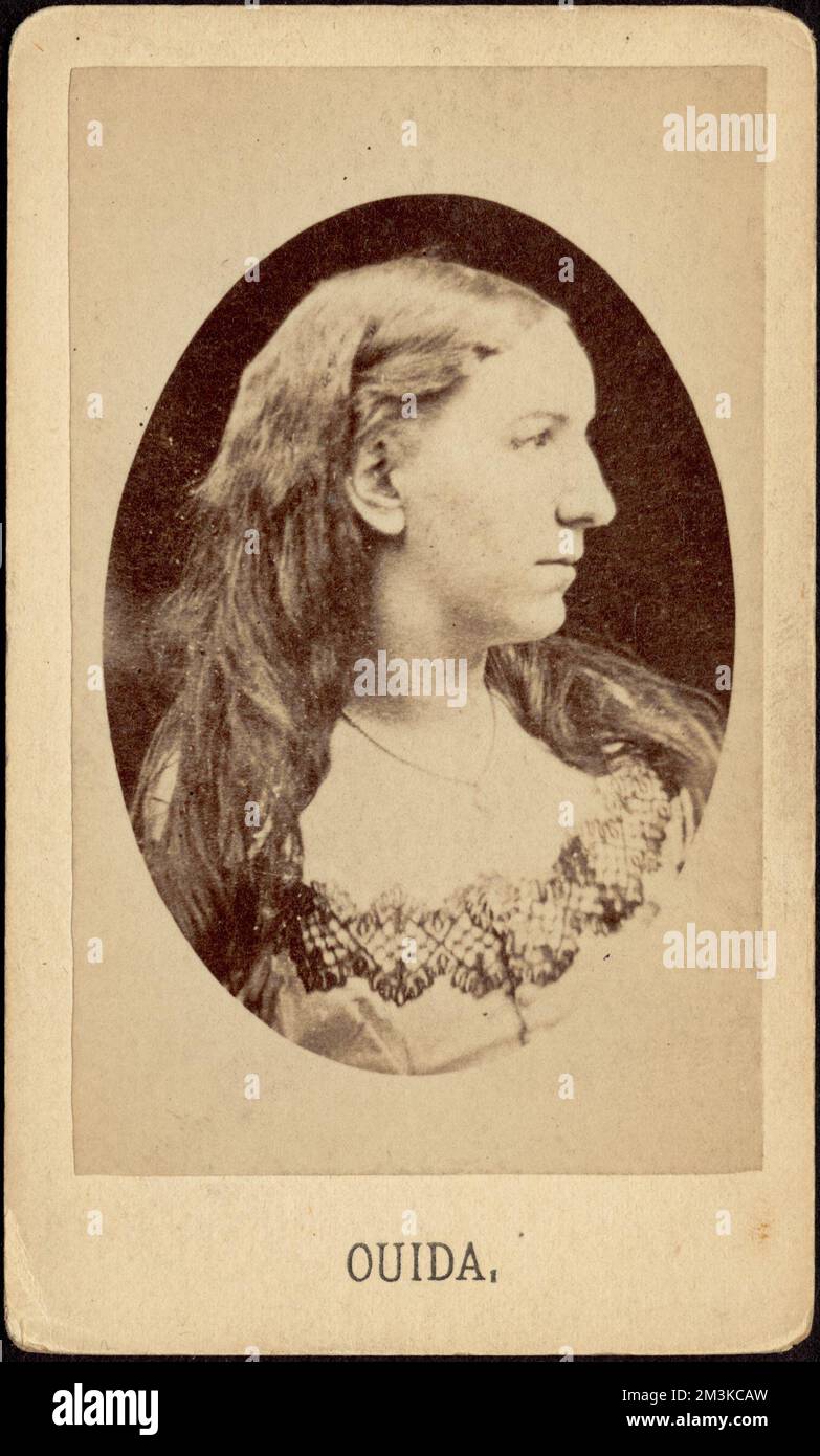 Ouida , Authors, Ouida, 1839-1908, Carte de Visite Collection Stock ...
