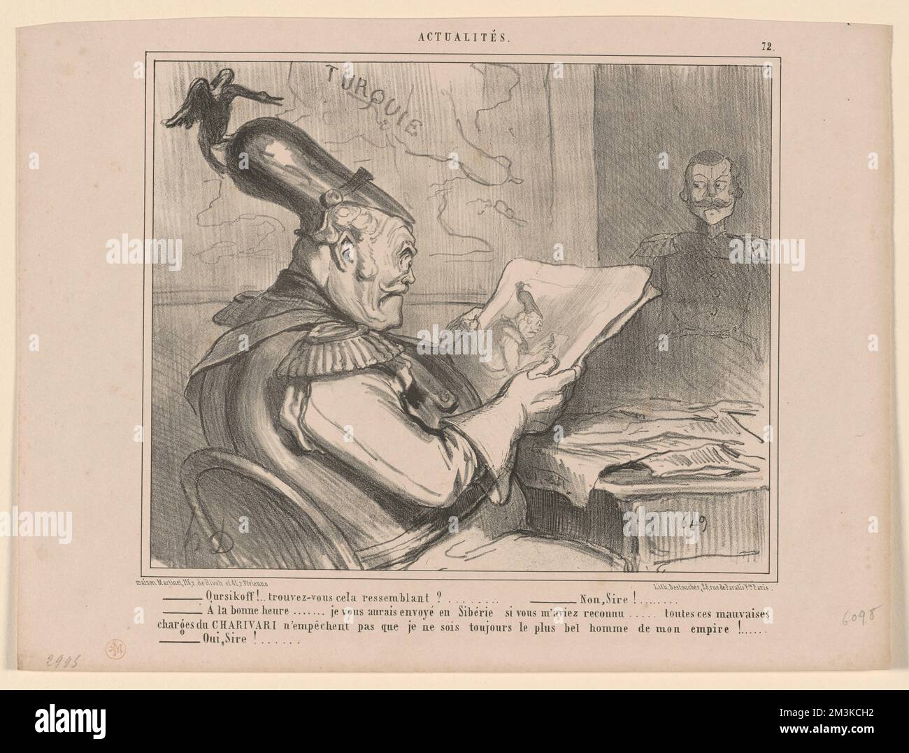 Oursikoff! Trouvez-vous cela ressemblant?... , Emperors, Nicholas I ...