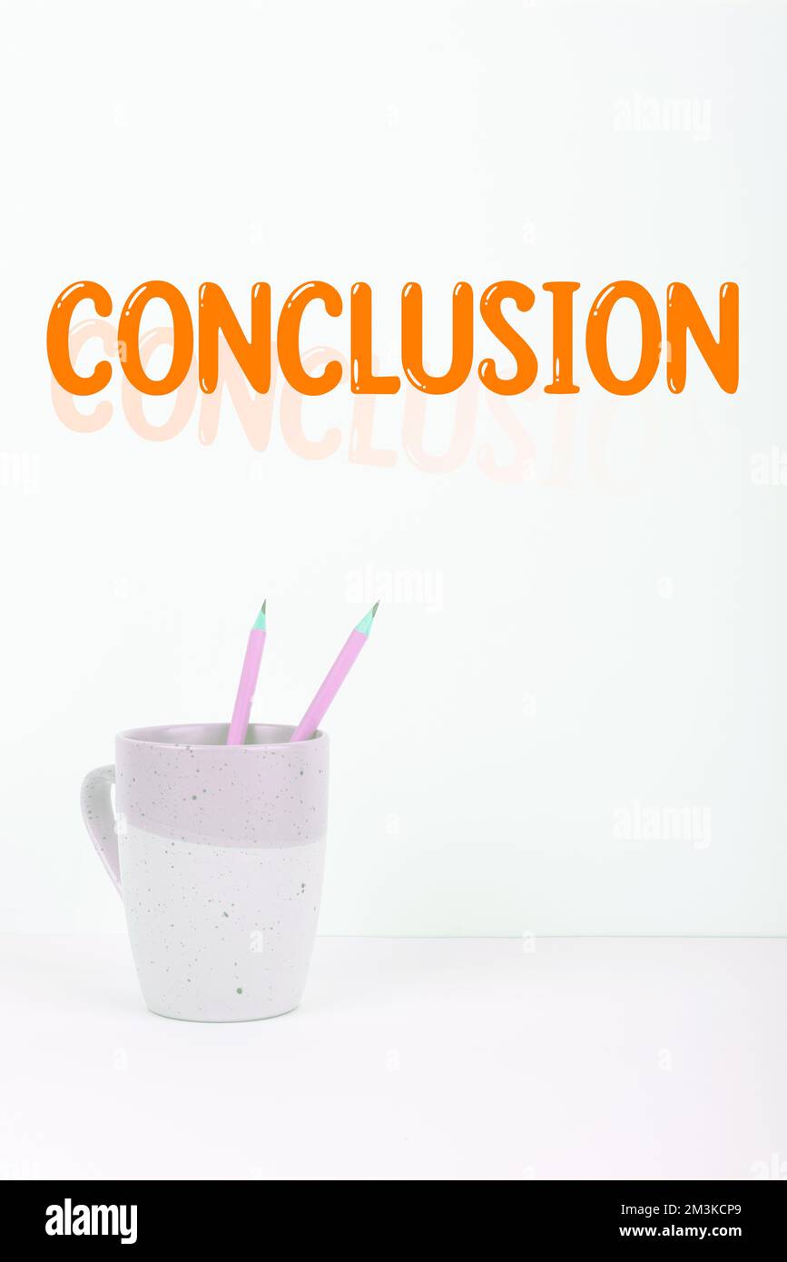 Inspiration showing sign Conclusion, Conceptual photo Results analysis ...