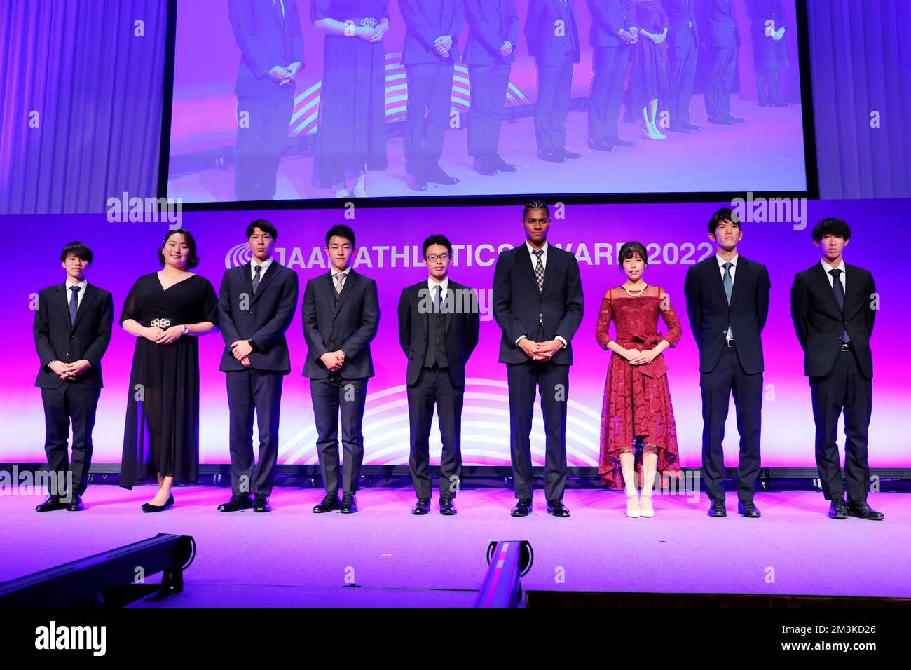 Tokyo, Japan. 15th Dec, 2022. (L-R) Koki Ikeda, Haruka Kitaguchi, Fuga ...