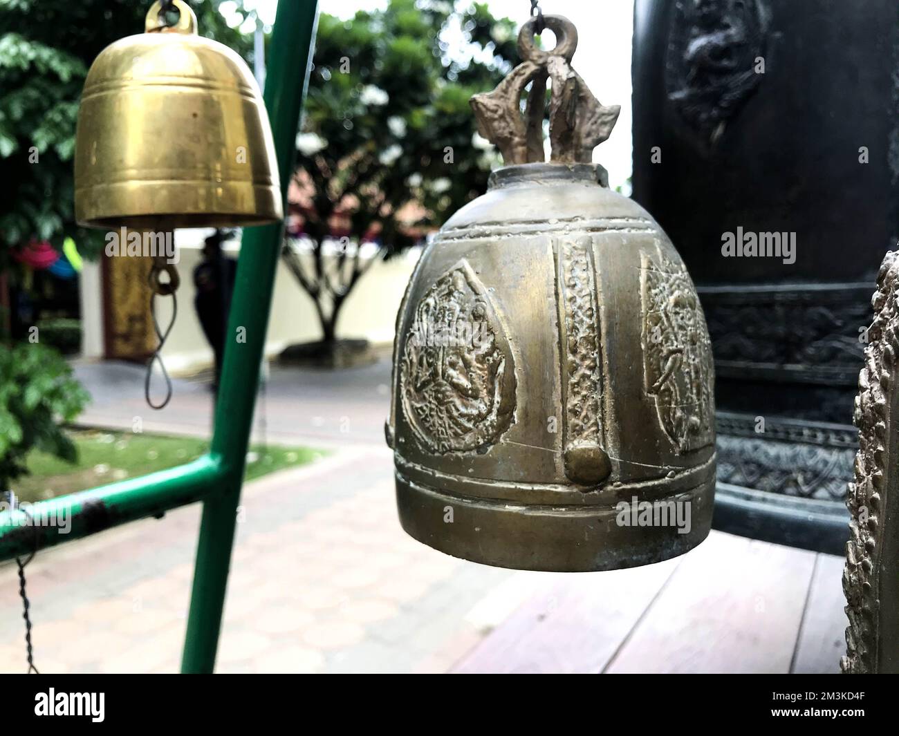 Old bell in thailand temple Stock Photo - Alamy