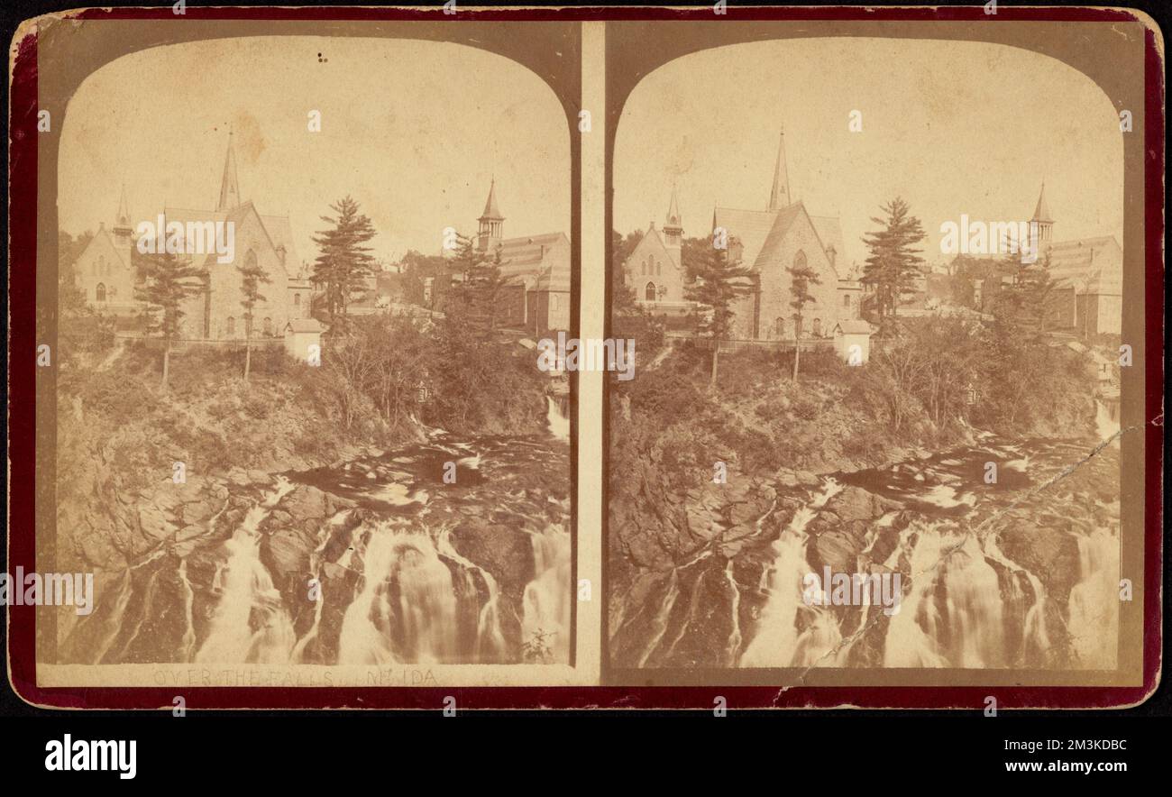 Over the falls. Mt. Ida , Churches, Waterfalls, Rivers Stock Photo - Alamy