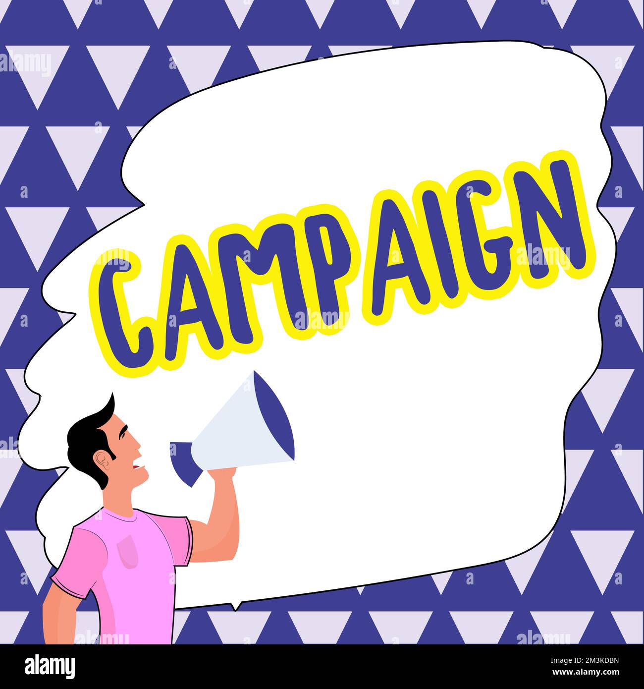 Text sign showing Campaign. Conceptual photo organized course of action ...