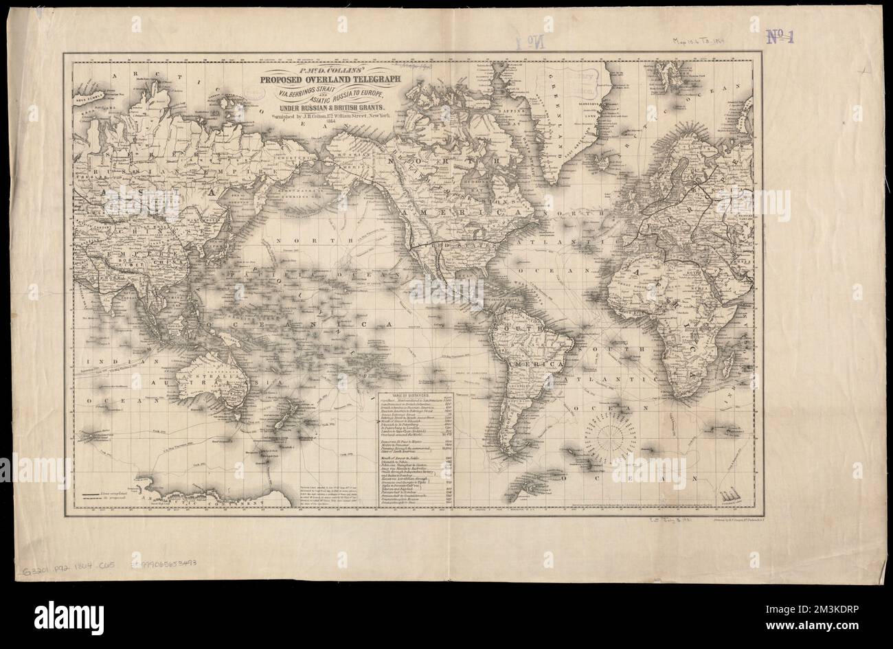 P. McD. Collins' proposed overland telegraph : via Behrings Strait and ...