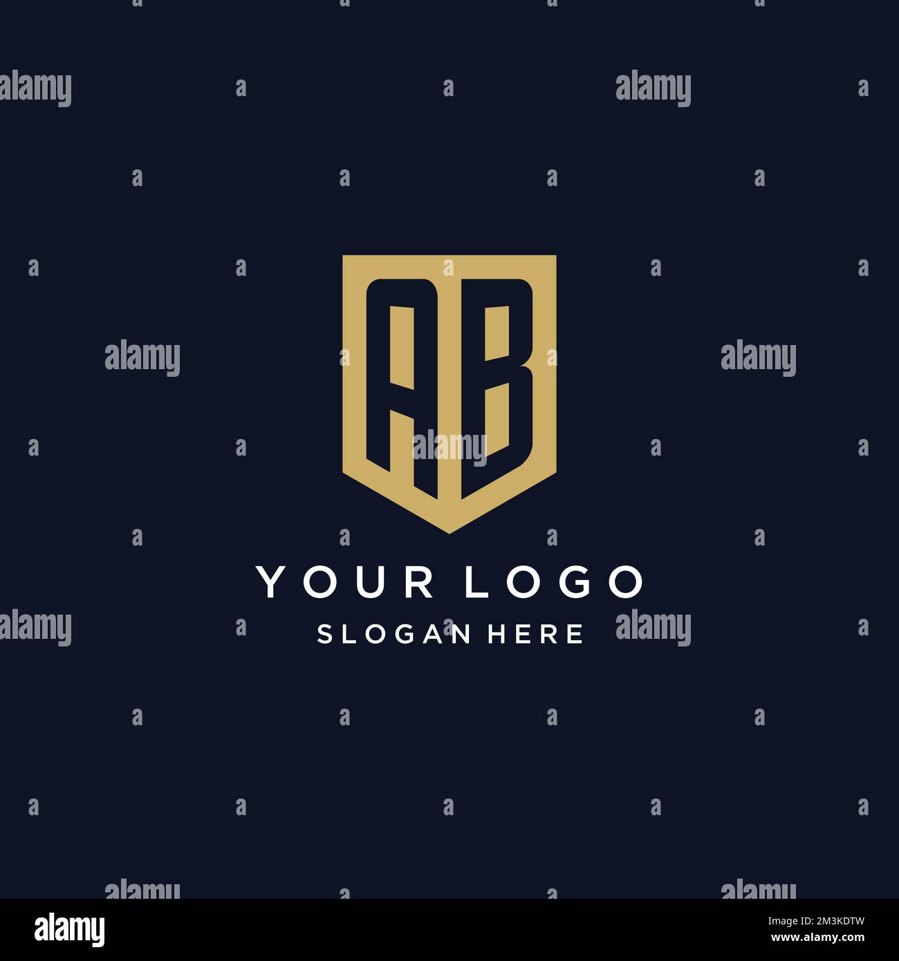 Ab initials logo hi-res stock photography and images - Alamy